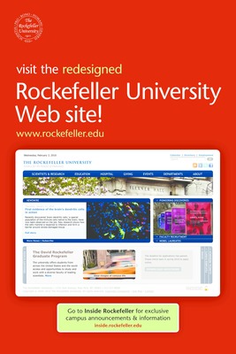 "REDESIGNED ROCKEFELLER UNIVERSITY WEBSITE" by The Rockefeller University